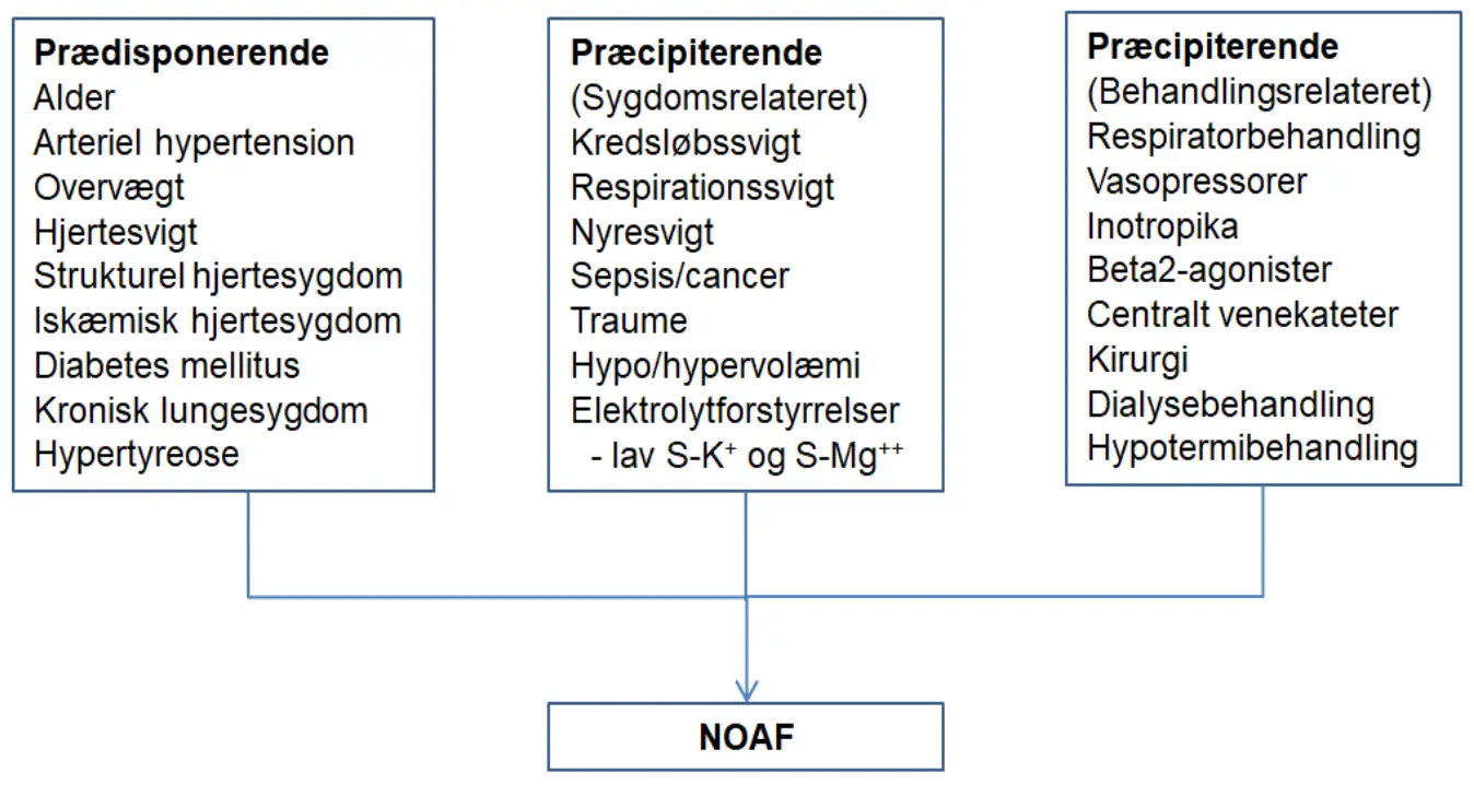 Atrieflimren hos kritisk syge patienter på intensiv afsnit, NBV - Dasaim