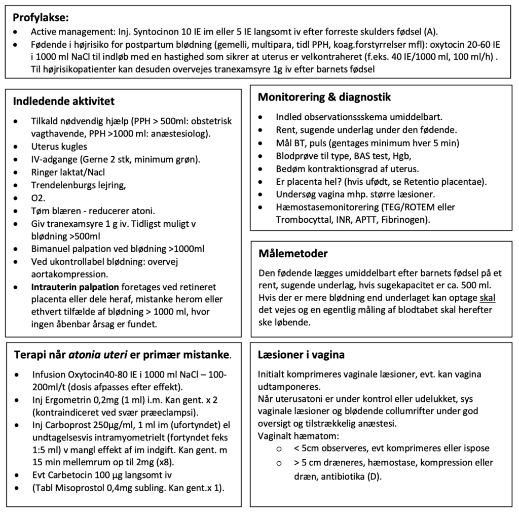 Postpartum blødning - Dasaim