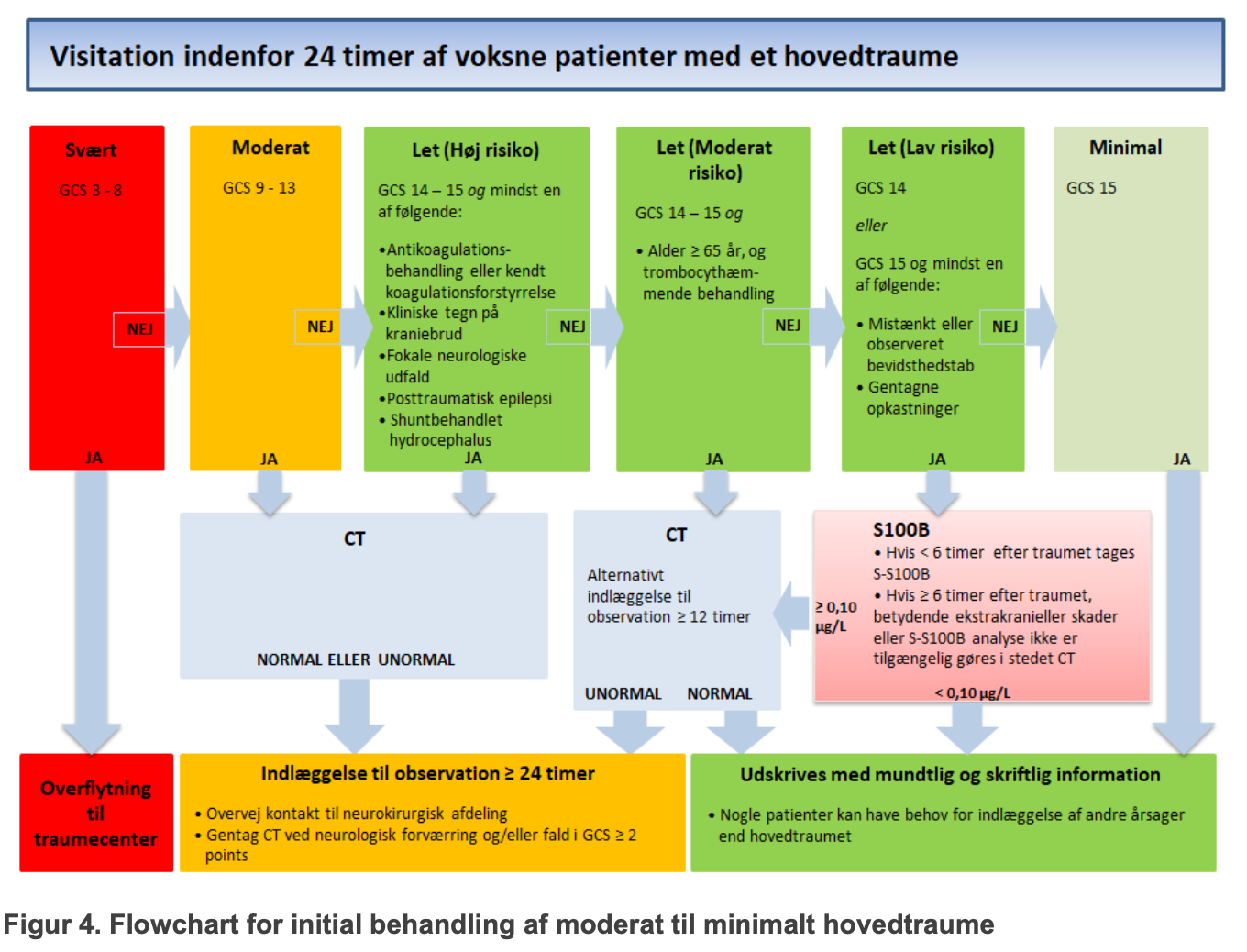 Visitation og behandling af neurotraumer (National klinisk vejledning ...